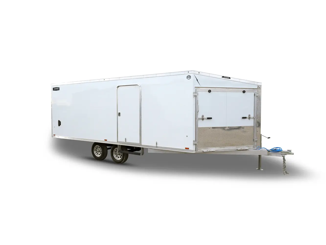 Enclosed Snowmobile Trailers - Lighting All Aluminum