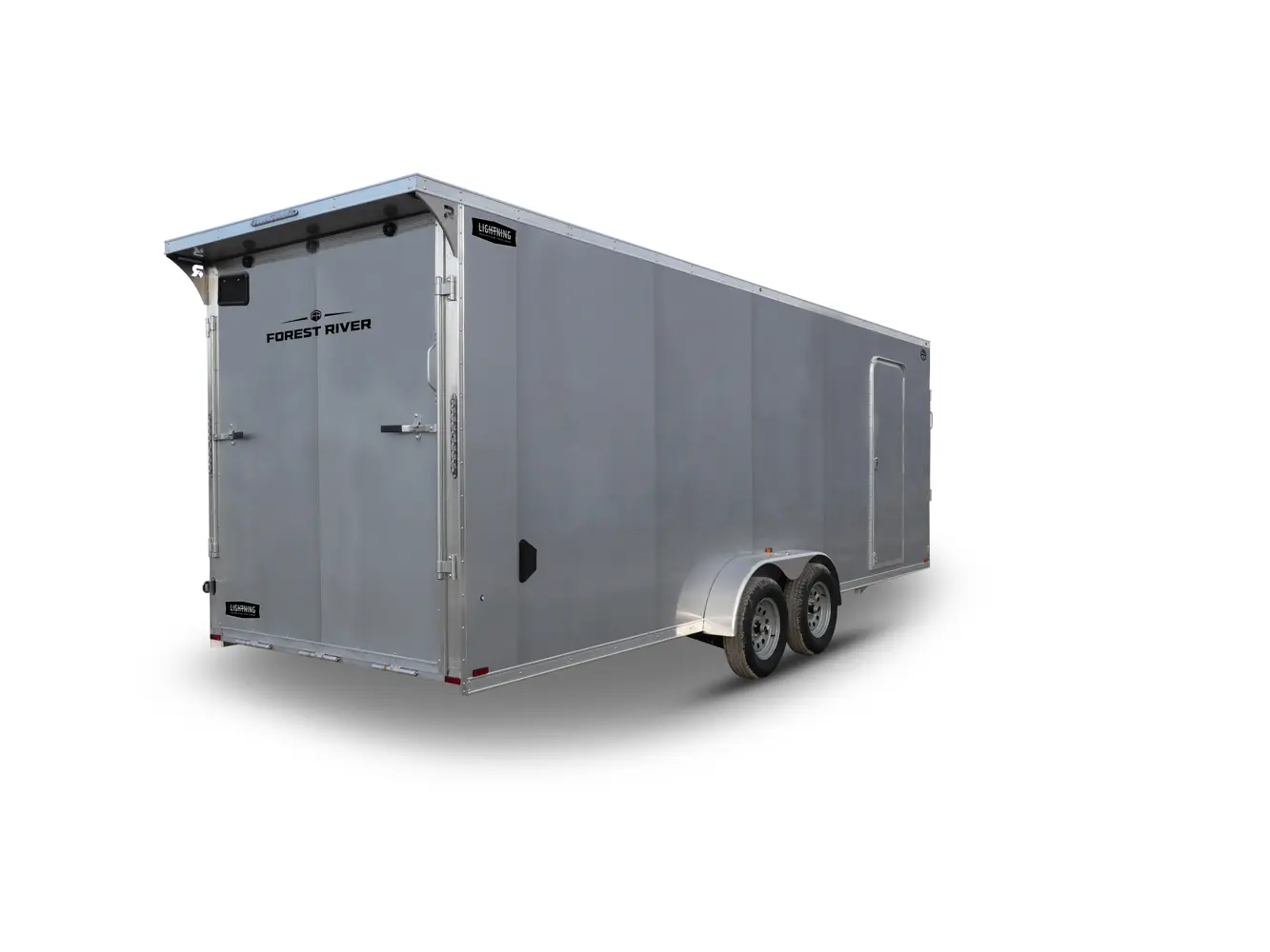 Enclosed Snowmobile Trailers - Lighting All Aluminum